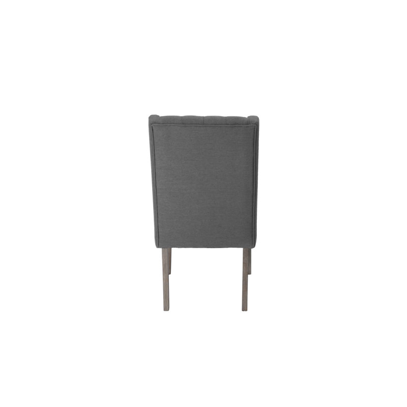 NYX 9 Piece Dining Set One Allium Way Chair Color Dark Gray